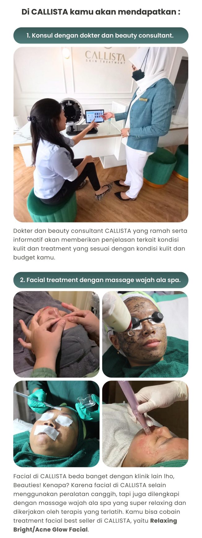 Callista Skin Treatment - Pondok Kelapa | CALLISTA